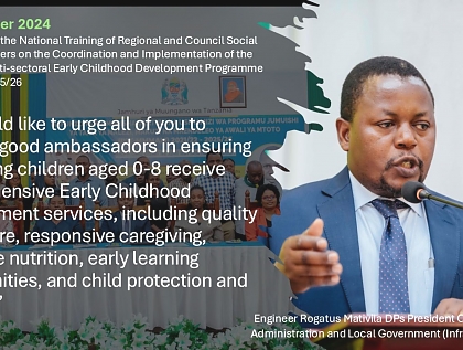 NATIONAL MULTI-SECTORAL EARLY CHILDHOOD DEVELOPMENT PROGRAMME ...